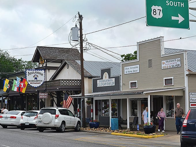 Fredericksburg's charming main street shops beckon with the promise of treasures within &ndash; German heritage meets Texas hospitality in every storefront.