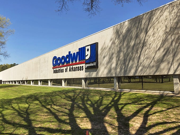 Goodwill's headquarters isn't just big&mdash;it's the mothership of secondhand finds in Arkansas!