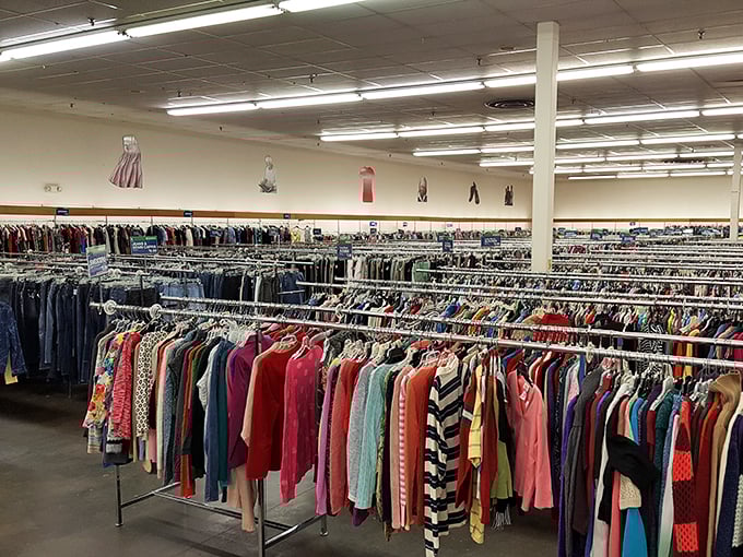 Goodwill Topeka stands proud and welcoming. Like a department store from a parallel universe where everything comes with a story attached.