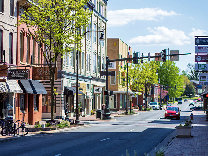 Harrisonburg's well-preserved downtown buildings house modern shops in vintage wrappers. Like finding new treasures in your grandmother's jewelry box!