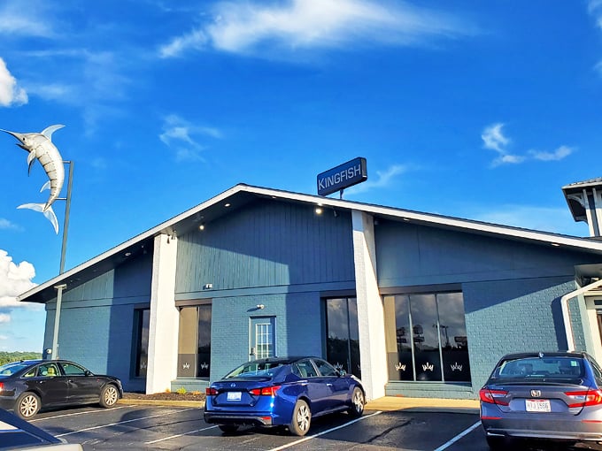 Blue buildings often hide the best secrets, and this Akron gem proves that theory beautifully.