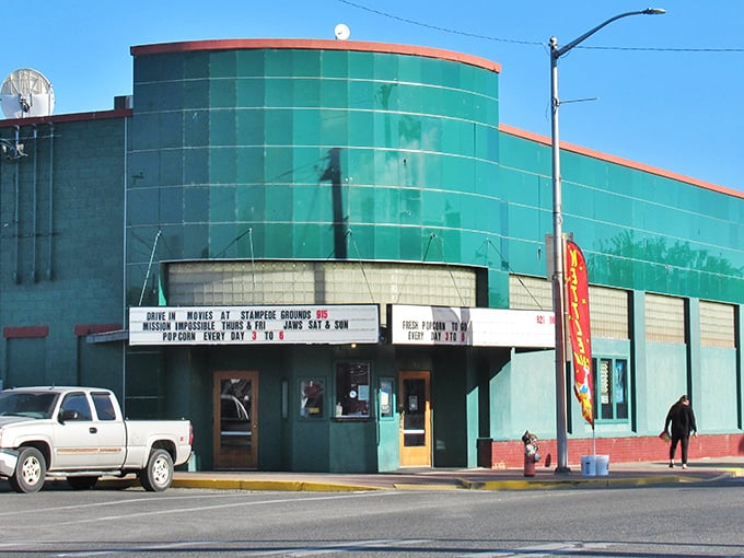 Omak's vintage movie theater stands as a colorful time capsule. This retro gem still brings Hollywood magic to this charming small town.