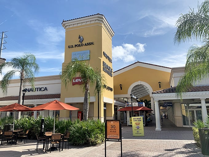 The Colonnade entrance beckons like a shopper's Shangri-La. Your credit card just whispered, "Let's do this!"