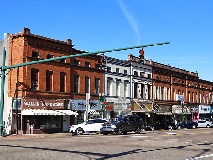 Paris, Tennessee's charming main street looks like it was plucked straight from a Hallmark movie. No Eiffel Tower needed!