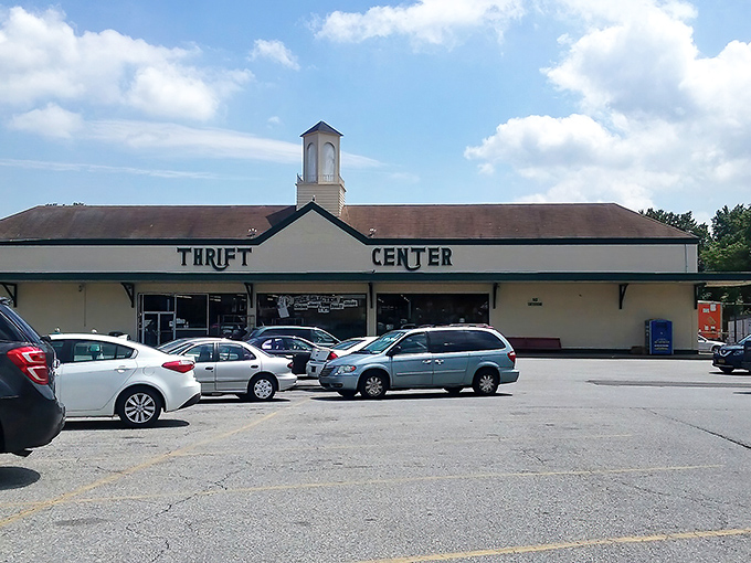 Prime Thrift's no-nonsense facade hides a labyrinth of treasures where time stands still and wallets breathe easy.