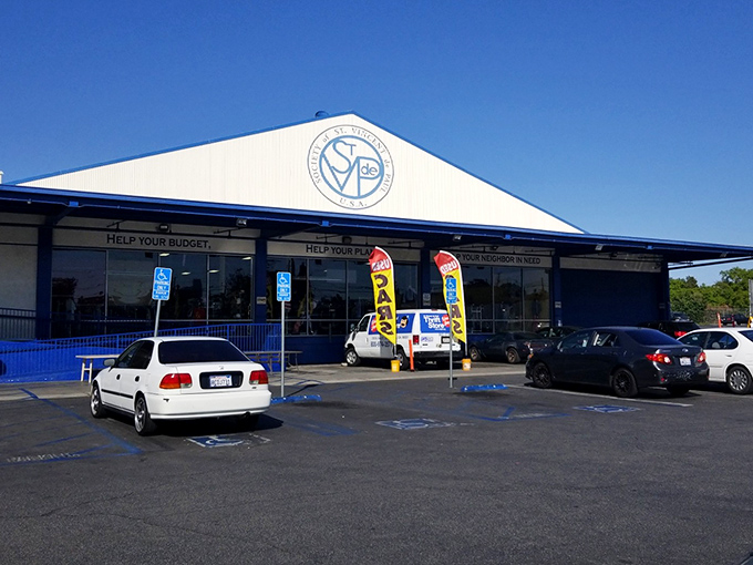 St. Vincent de Paul's massive white building houses more affordable treasures than your grandmother's attic, minus the dust.