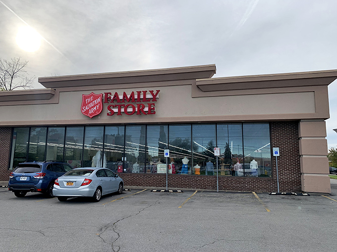 The Salvation Army Family Store: where your grandmother's cast-offs become someone else's vintage statement pieces.