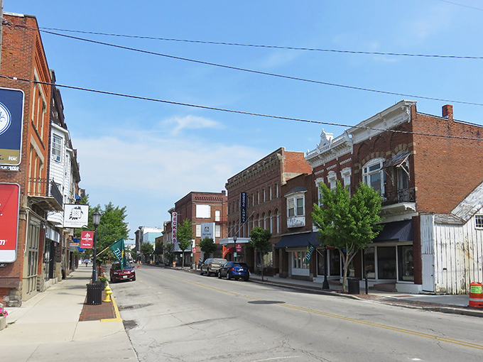Tiffin's colorful downtown storefronts invite you to stroll, shop, and remember when Main Street was America's social hub.