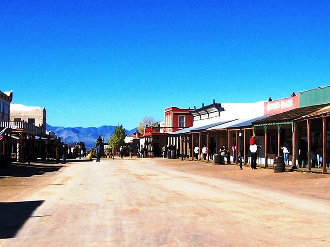 Tombstone's main street looks like Hollywood borrowed it for every Western ever made &ndash; except this one's the real deal.