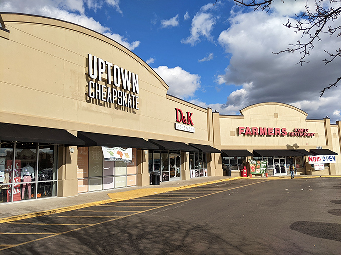Retail therapy without the sticker shock! Uptown Cheapskate's bright storefront promises fashion finds that won't empty your retirement fund.