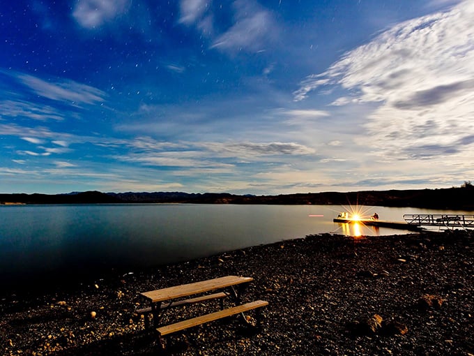 Twilight magic at Alamo Lake. That moment when the stars begin to appear and time seems to stand still.
