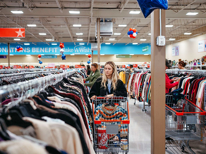 America's Thrift Store: where shopping carts become treasure chests and everyday folks become savvy collectors.