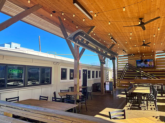 Brown's Diner: The wooden deck outside offers the perfect spot to enjoy Nashville's best-kept burger secret. No frills, just thrills!