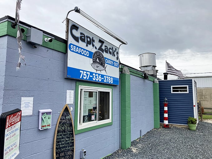 Like finding a pearl in an oyster, discovering Captain Zack's tiny seafood haven on Chincoteague Island feels like winning the lottery.