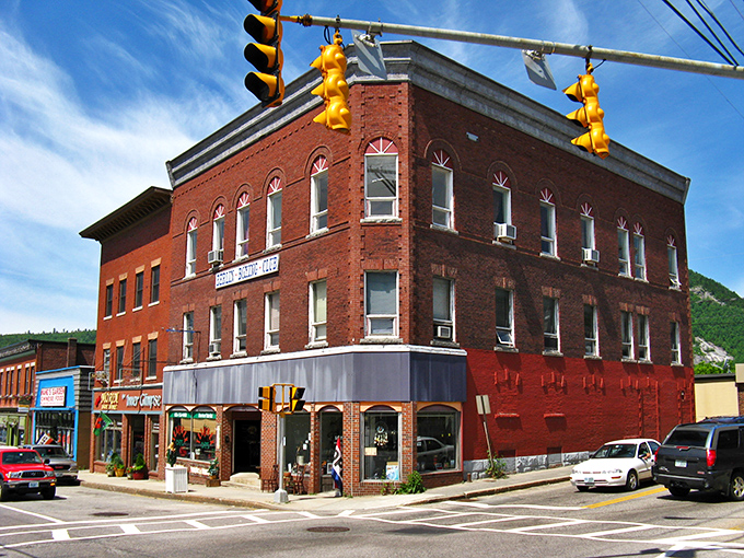 Sunlight plays on Claremont's brick facades, creating a warm glow that makes even errands feel like an adventure.