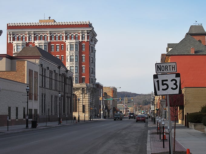 The red brick charm of downtown Clearfield feels like stepping into a Norman Rockwell painting where your Social Security check actually matters.