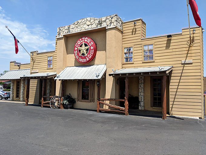 This Colton's location looks like it was plucked from a Western movie set &ndash; but the steaks are the real stars.