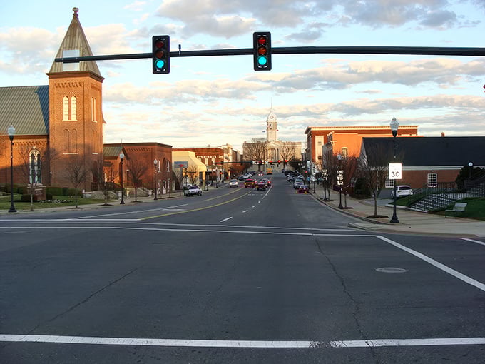 The kind of Main Street where you half expect Andy Griffith to stroll by whistling. Columbia's downtown is small-town America at its finest.