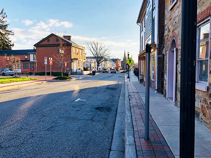 Main Street Elkton offers that perfect small-town vibe where you half-expect Jimmy Stewart to come strolling around the corner.