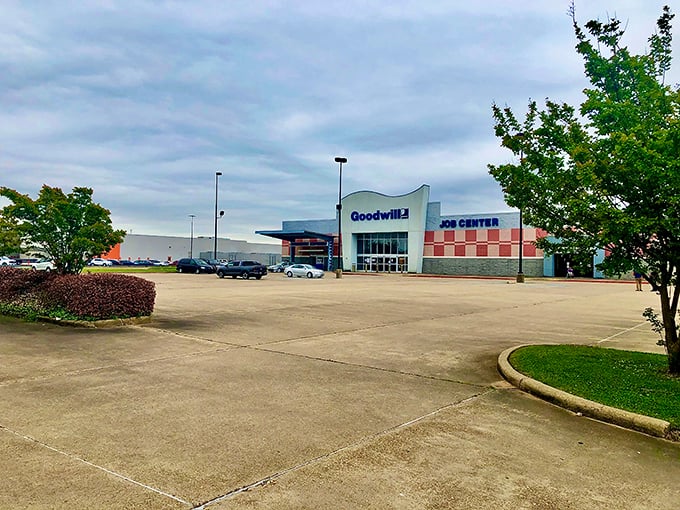 Blue skies and bargains await! This Goodwill superstore is where savvy shoppers spend their Saturdays hunting deals.