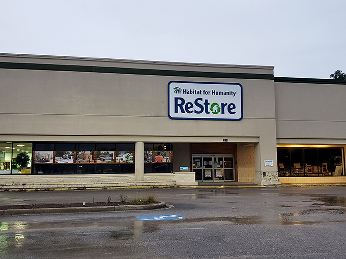 Behind these doors lie the building blocks of dream homes and DIY adventures. ReStore: where your wallet and conscience both win.