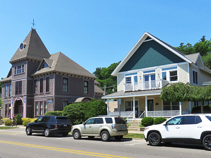 Those Harbor Springs homes don't just have porches&mdash;they have front-row seats to Michigan's most spectacular water views!
