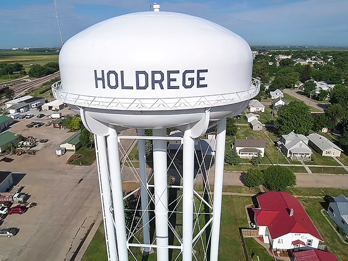 Holdrege's iconic water tower stands tall like a friendly neighborhood sentinel, announcing you've arrived somewhere special&mdash;and surprisingly affordable.