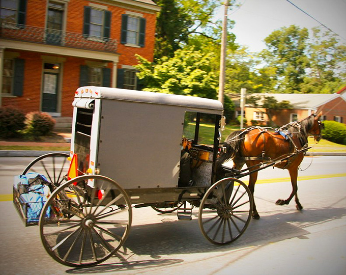 In Lancaster, even a simple walk down Main Street feels like stepping into a perfectly preserved postcard from America's past.