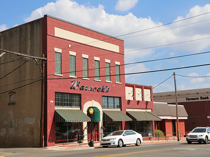 Main Street Magnolia offers that perfect blend of history and hometown pride. Those awnings practically whisper "come on in, y'all."
