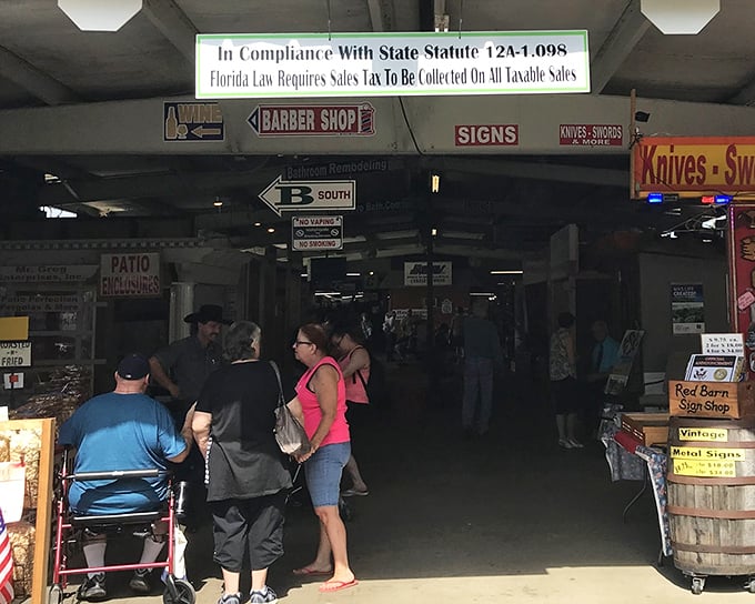 Memory lane meets marketplace! This vendor's collection of vintage books would make any bibliophile's heart skip a beat.