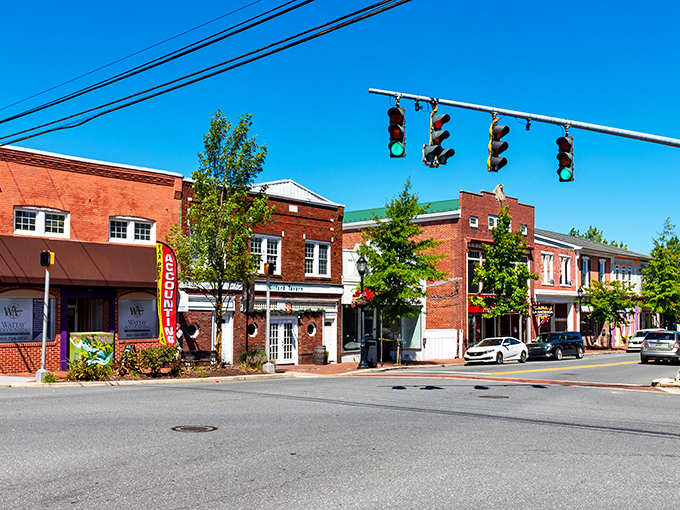Milford's brick-lined downtown feels like stepping into a time when people actually said "good day" to strangers. Those red buildings have weathered many a Delaware storm.