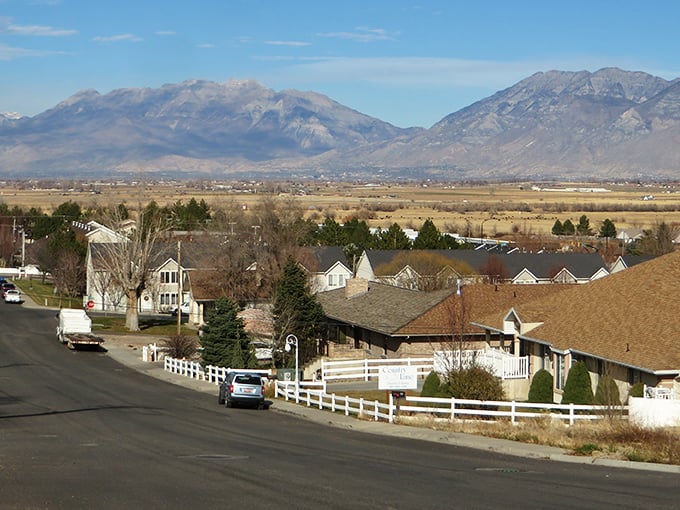 Historic charm meets modern convenience in Payson's downtown, where local businesses thrive beneath the watchful gaze of Mount Nebo.
