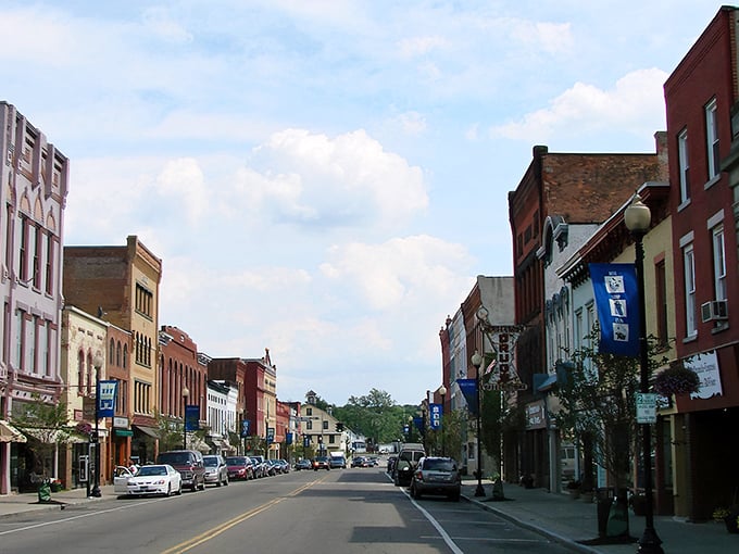 In Penn Yan, even the buildings seem to lean in for friendly conversation, creating a main street that feels like coming home.