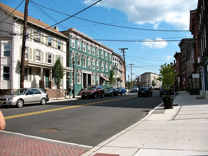 The colorful row of storefronts in Phillipsburg tells a story of affordability and community that Social Security recipients can appreciate.