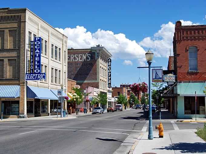 Pocatello's well-preserved downtown invites leisurely strolls past brick buildings that have witnessed generations of Idaho history.