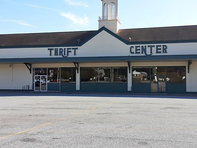 That little cupola has witnessed thousands of thrifters entering empty-handed and leaving with cars packed to the brim.