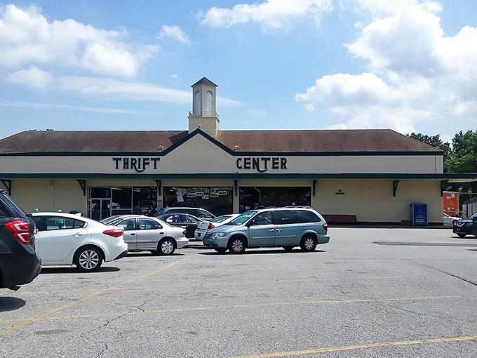 Not all heroes wear capes &ndash; some wear "Thrift Center" signs and house enough treasures to furnish a small kingdom. Photo credit: <a href="https://www.google.com/maps/contrib/110257746670850396800" target="_blank" rel="noopener noreferrer">Dark Strangers</a>