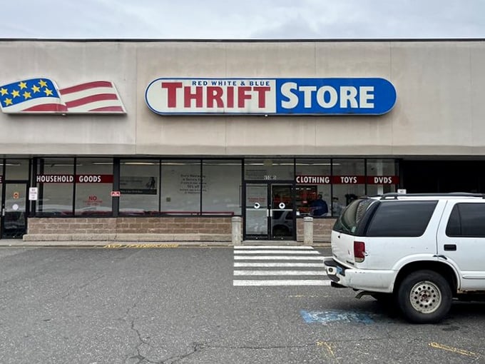 Window shopping takes on new meaning at Red White & Blue, where yesterday's trends await their comeback.