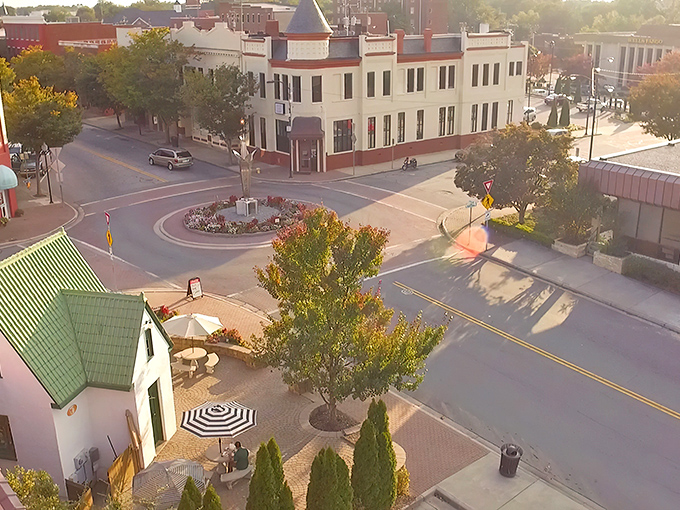 Reidsville's colorful town entrance blooms with flowers that would make any gardener green with envy and delight.