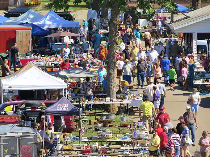 Where cars and shoppers converge in a grand ballet of bargain hunting&mdash;Shawano's market is Wisconsin's answer to Ali Baba's cave.