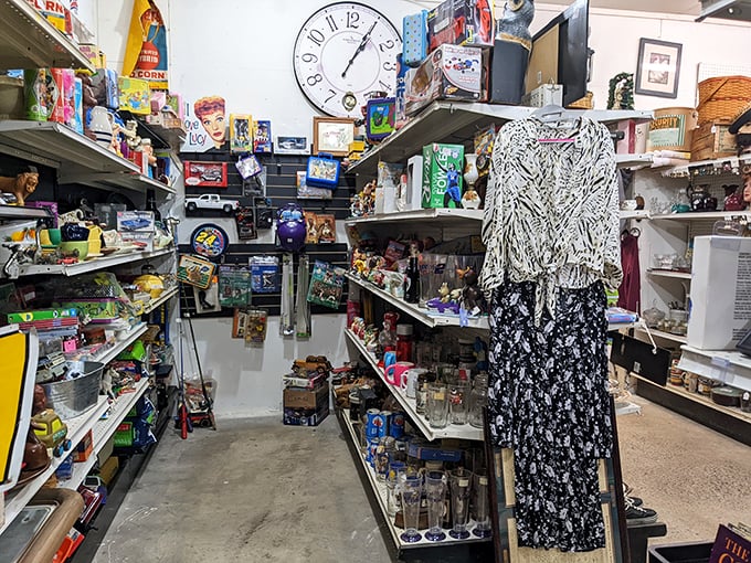 Narrow aisles, endless possibilities! This indoor treasure cave proves that the best things in life are slightly used and surprisingly affordable.