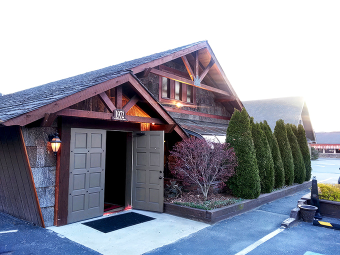 Nestled among the Blue Ridge Mountains, The Peddler looks like it was plucked straight from a Norman Rockwell painting about "The Perfect Steakhouse."