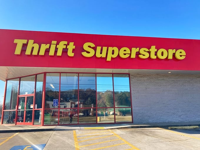 America's love affair with stuff on full display. This Thrift Superstore could outfit a small town with its vast inventory.