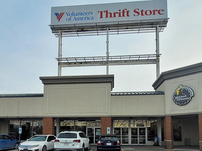 Clear skies and full carts &ndash; the perfect day to explore VOA's endless aisles of pre-loved possibilities.