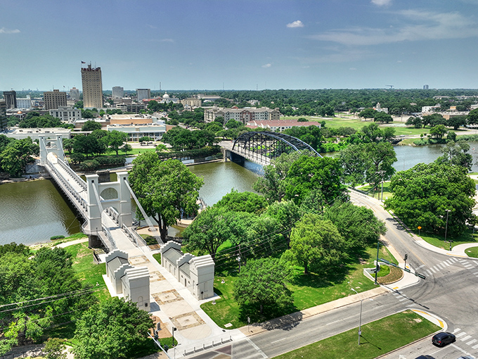 The Brazos River reflects a city that's found its perfect balance of charm and affordability.