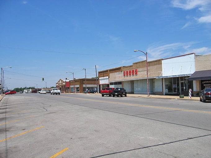 In Watonga, even the traffic moves at a conversational pace, giving you time to admire those beautiful brick buildings.