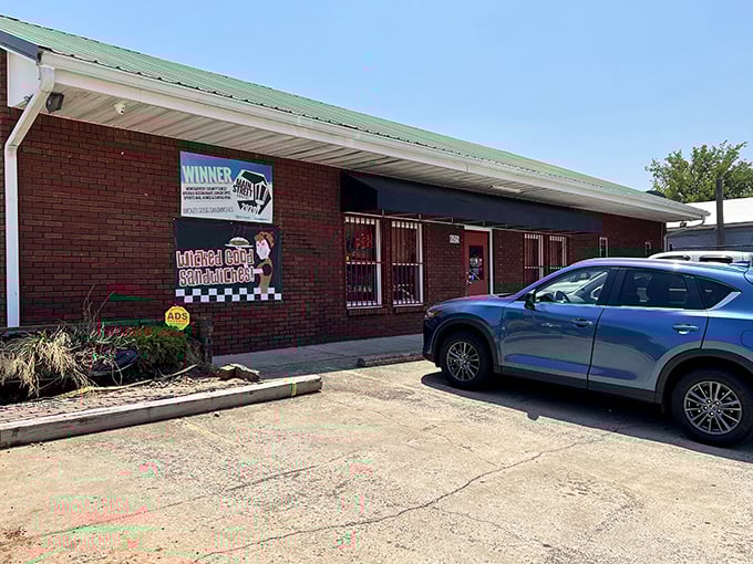 Classic red door, classic good eats - Wicked Good Sandwiches proves the best flavors often come from unassuming places. 