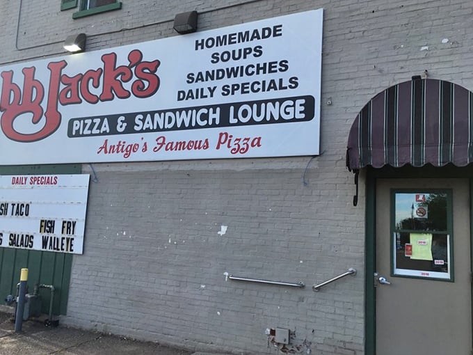 BB Jack's promises "Antigo's Famous Pizza" &ndash; the kind of local claim that actually delivers and keeps generations coming back for "just one more slice."
