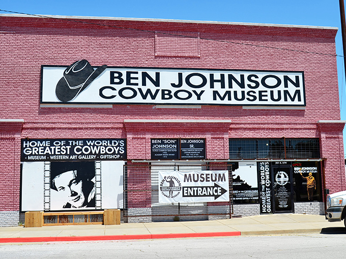 The Ben Johnson Cowboy Museum celebrates authentic Western heritage without an ounce of Hollywood glitz—just pure Oklahoma cowboy culture in all its rugged glory.