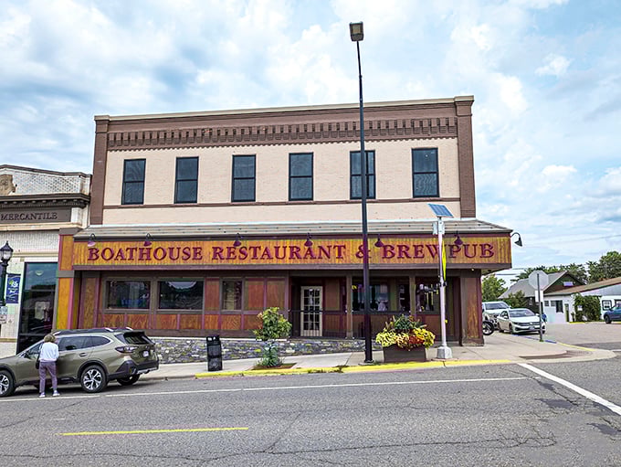 The Boathouse Brewpub stands as Ely's culinary cornerstone, where lake-to-table dining meets craft brews in historic brick surroundings.